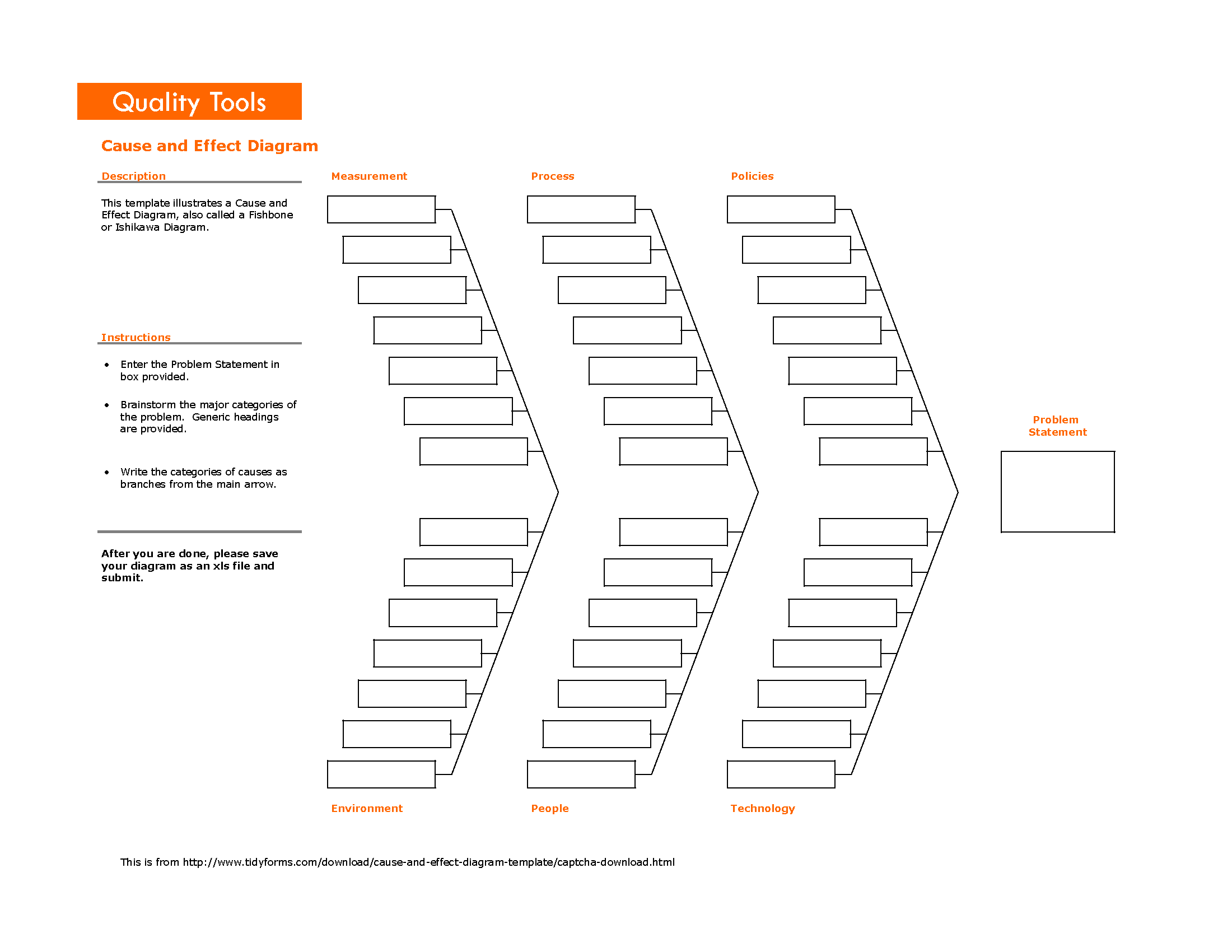 Fishbone Template - Bloomberg Harvard City Leadership Initiative