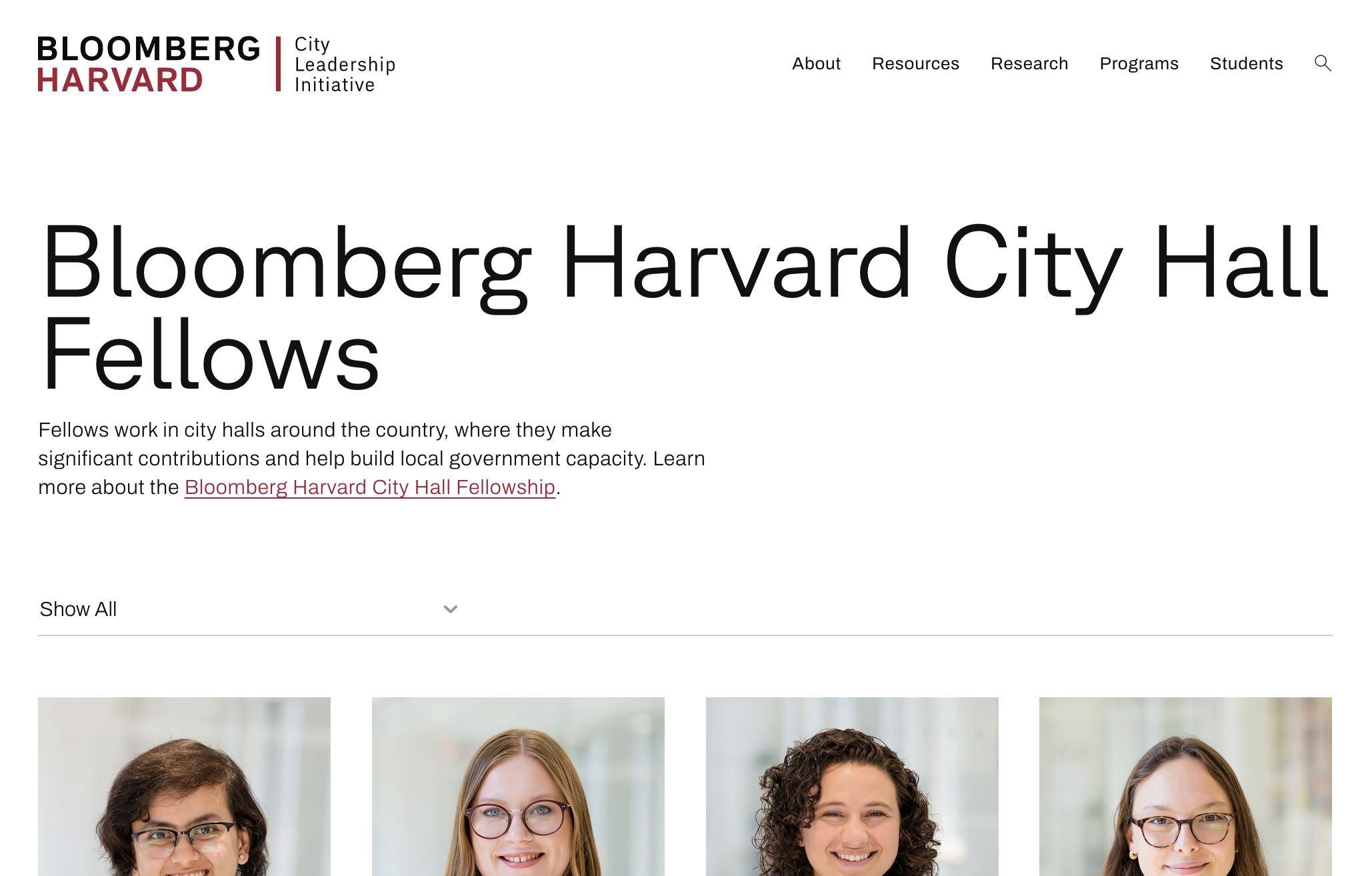 Bloomberg Harvard City Hall Fellows - Bloomberg Harvard City Leadership ...